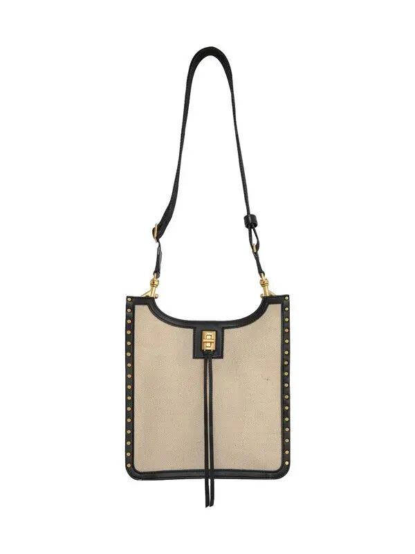 Rebecca Minkoff Medium Darren Feed Crossbody Bag - Natural/black