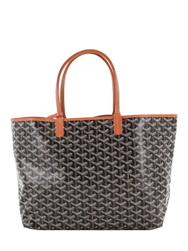 Goyard Saint Louis Pm Tote Coated Canvas - Brown