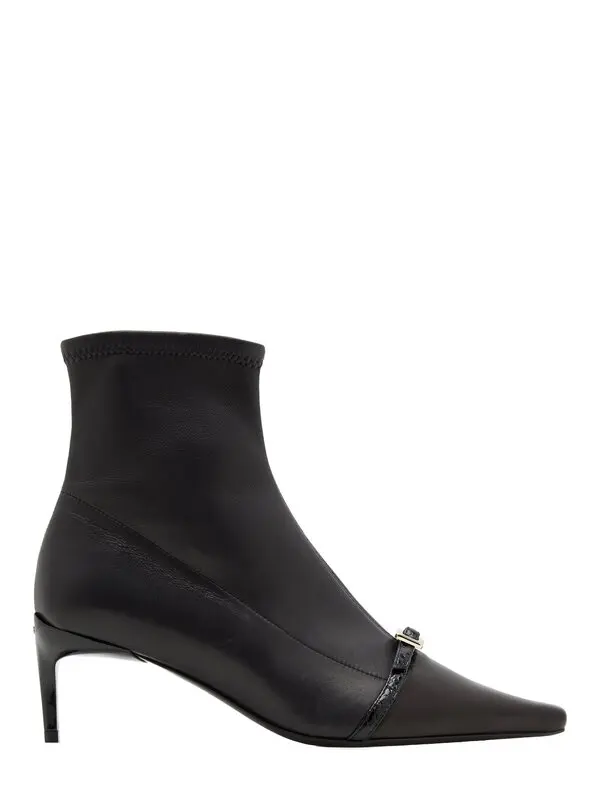 ROGER VIVIER Buckled Ankle Boots - Black