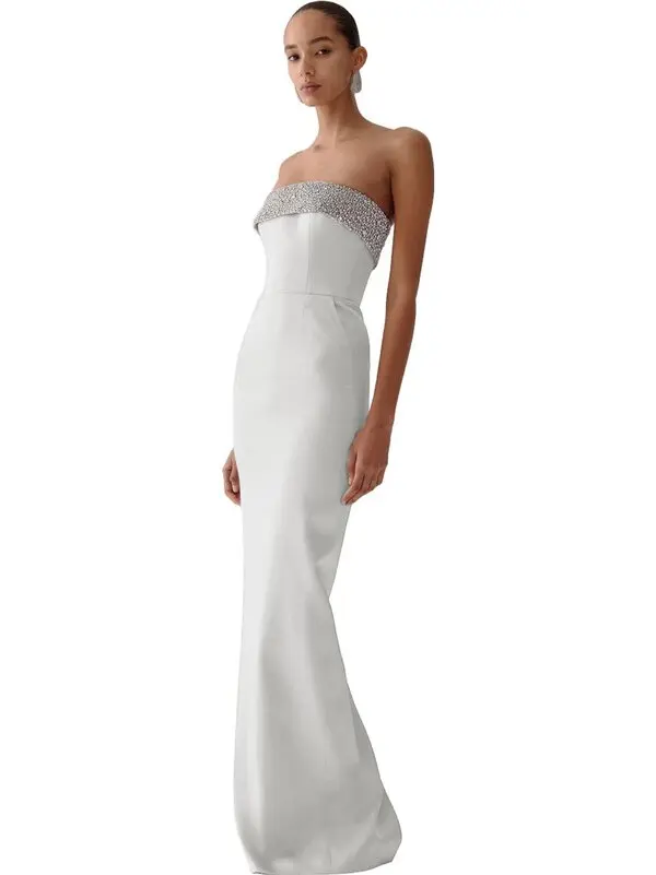 THE NEW ARRIVALS ILKYAZ OZEL Rhea Maxi Dress - White