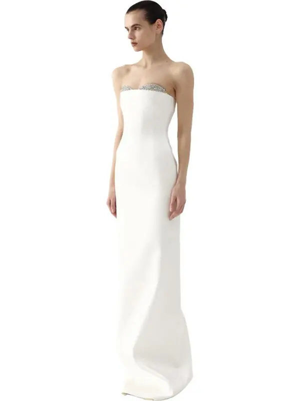 THE NEW ARRIVALS ILKYAZ OZEL Noelie Maxi Dress - White