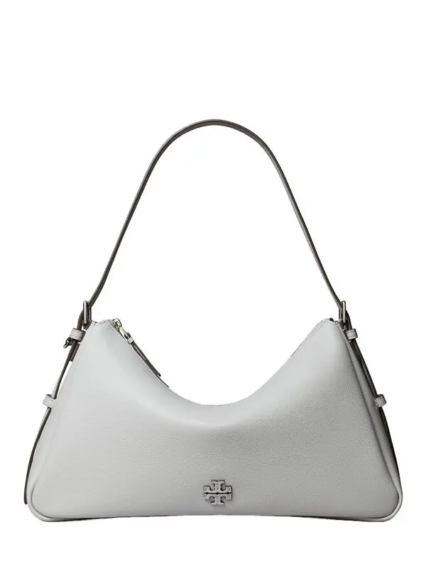 Tory Burch Thea Zip Top Shoulder Bag - Misty Cloud
