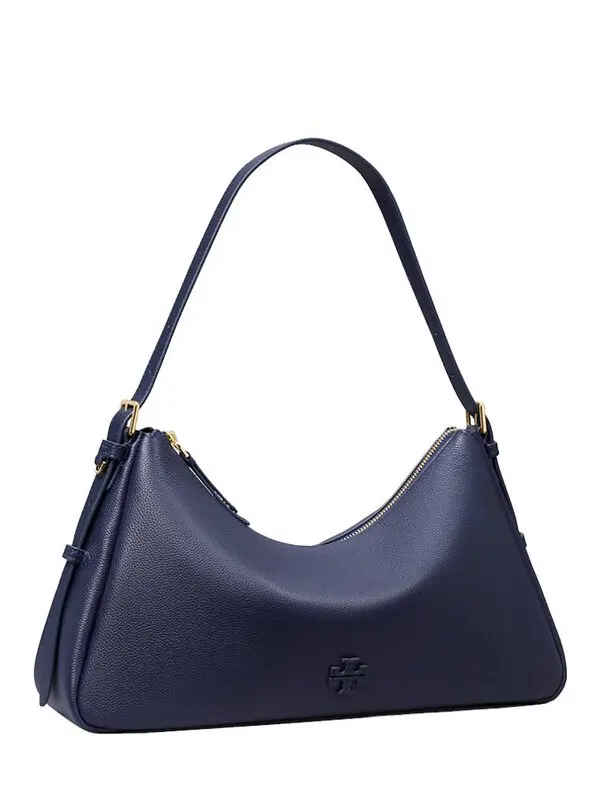 Tory Burch Thea Zip Top Shoulder Bag - Tory Navy