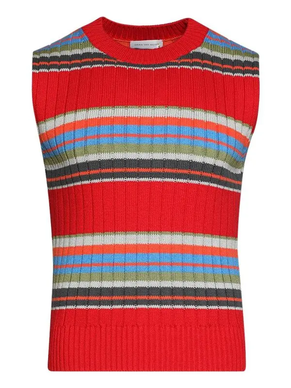 Dries Van Noten Mosaic Striped Sweater - Multi
