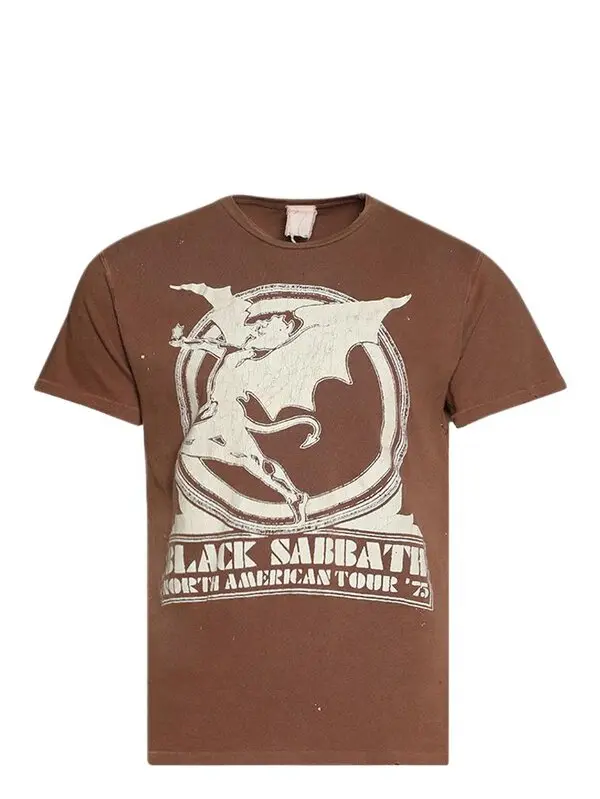 MadeWorn Black Sabbath Tee Teddy - Brown