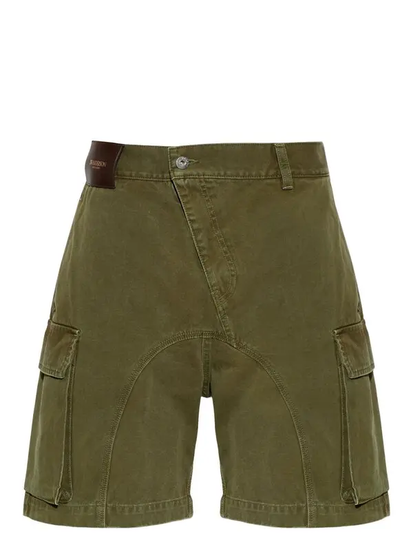 JW Anderson Shorts With Pockets - Green