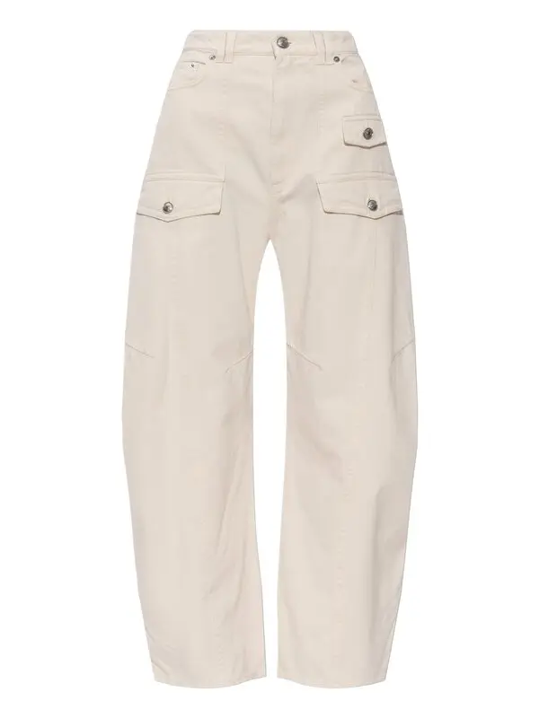 Sportmax Wide Leg Trousers - Cream