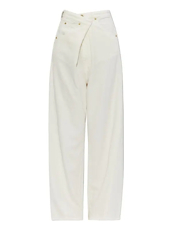 DARKPARK Ines Wide Leg Jeans - Cream