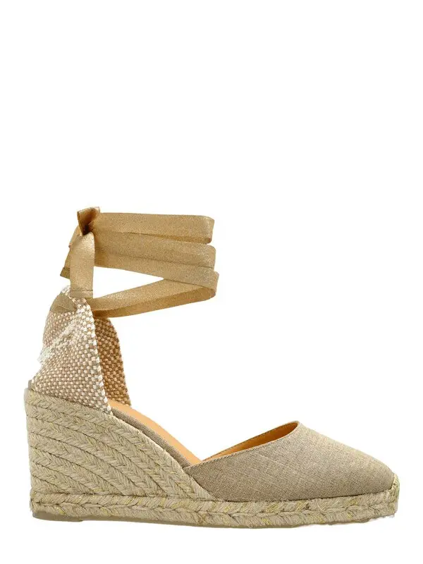 CastaÑer Carina Espadrille Wedges - Beige