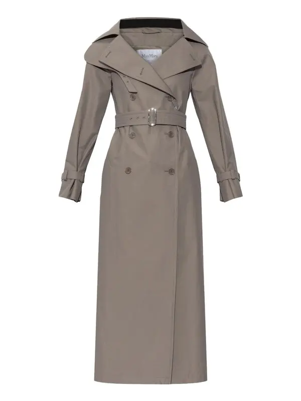Max Mara Tailored Trench Coat - Grey