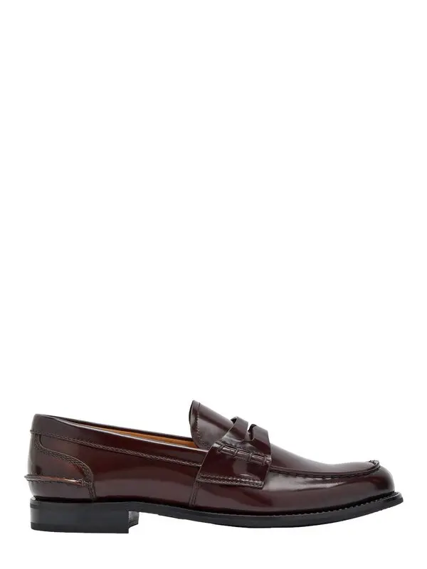 Church's Pembrey Polished Leather Loafers - Brown