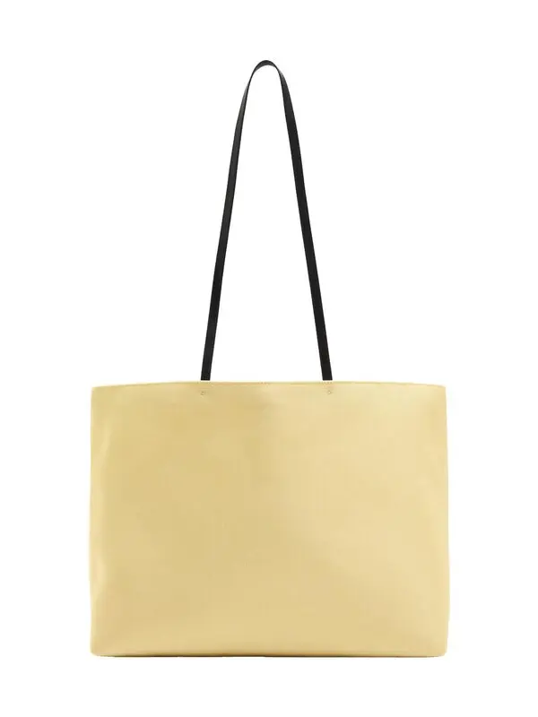 VALESQUE Parcel Canvas Tote Bag - Lime