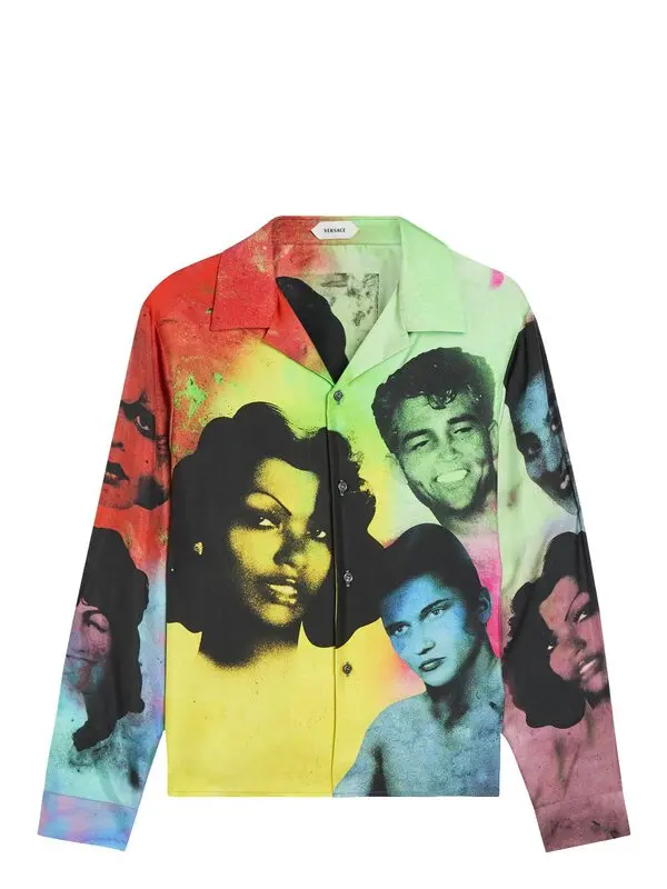 Versace Printed Silk Shirt - Multicoloured 1
