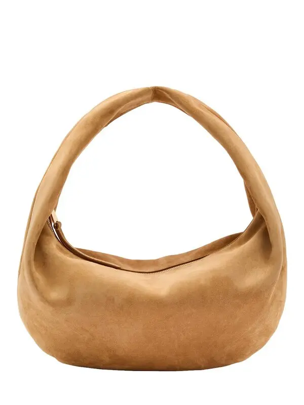 Khaite Olivia Top Handle Bag - Camel