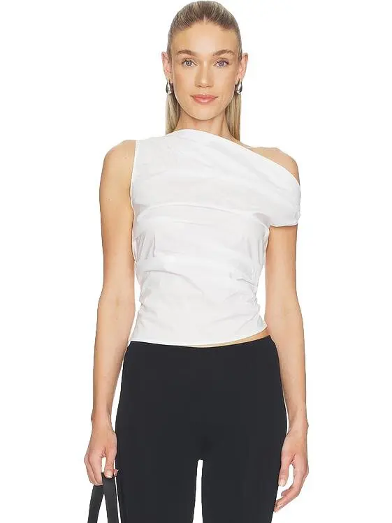 ELODIE THE LABEL Ilona Top - White