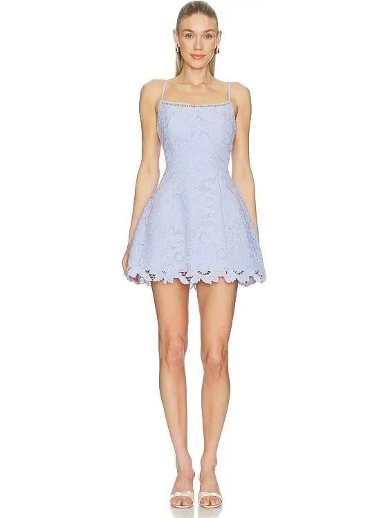 ELLIATT Lacy Tulip Mini Dress - Powderblue