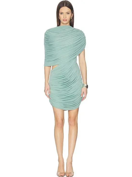 DEME BY GABRIELLA The Alenna Dress - Pale Teal