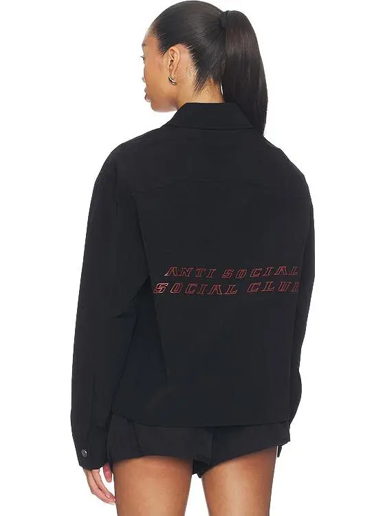 ANTI SOCIAL SOCIAL CLUB Coaches Jacket - Black
