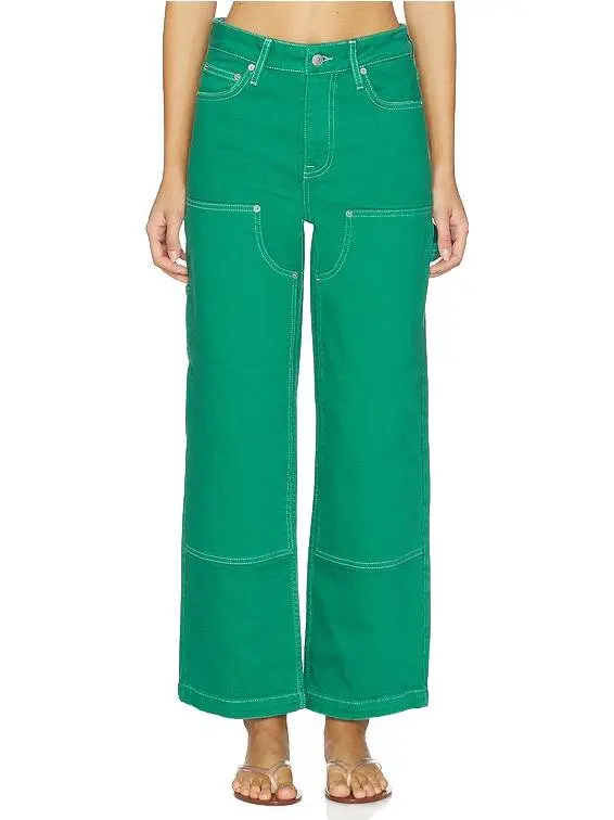 Simkhai Xavier Carpenter Pant - Kelly Green