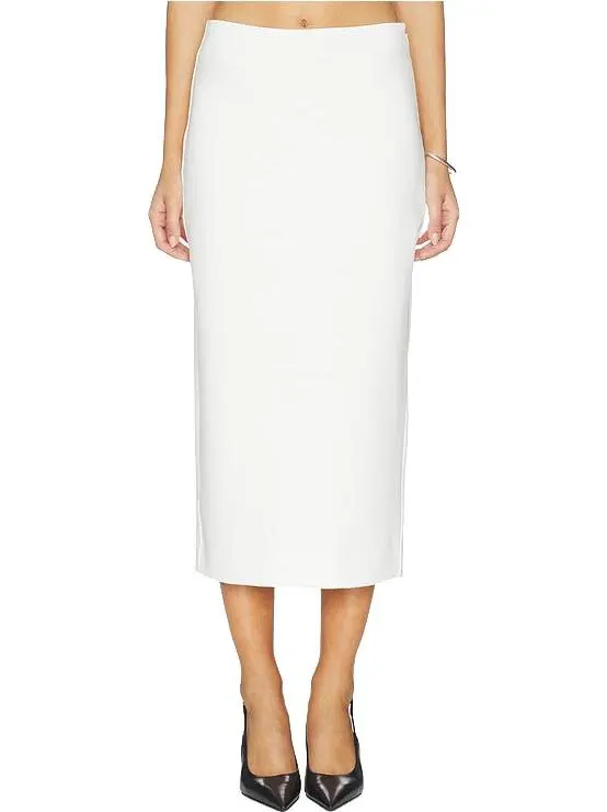 FAVORITE DAUGHTER The Rachel Crepe Skirt - Pearl