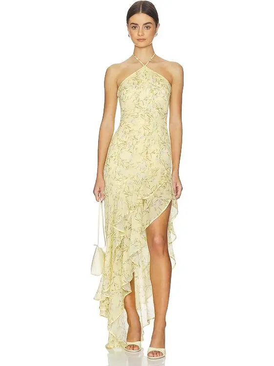 Amanda Uprichard Carlina Dress - Cornsilk