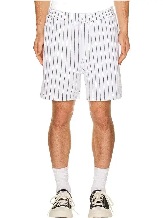 SAMSOE SAMSOE Sajabari Shorts - Skywriting Stripe