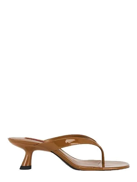 SIMONMILLER Beep Thong Sandal - Dark Nude