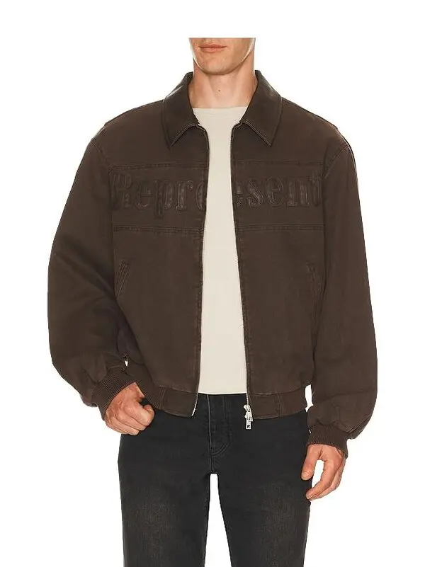 REPRESENT Roscoe Bomber Jacket - Whisky