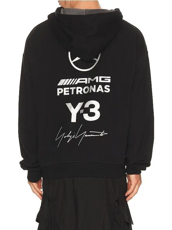 Y3 X F1 Zip Hoodie - Black