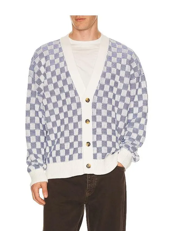 Tommy Hilfiger Relaxed Texture Cardigan - Fizzy Blue
