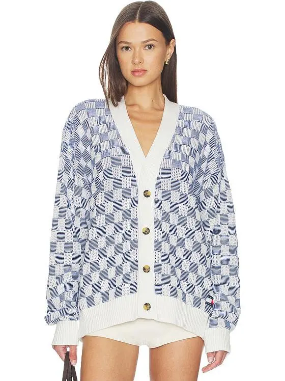 Tommy Hilfiger Relaxed Texture Cardigan - Fizzy Blue