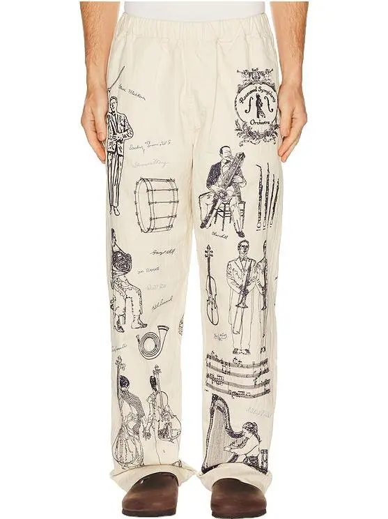 SAMUEL ZELIG Orchestra Pant - Natural