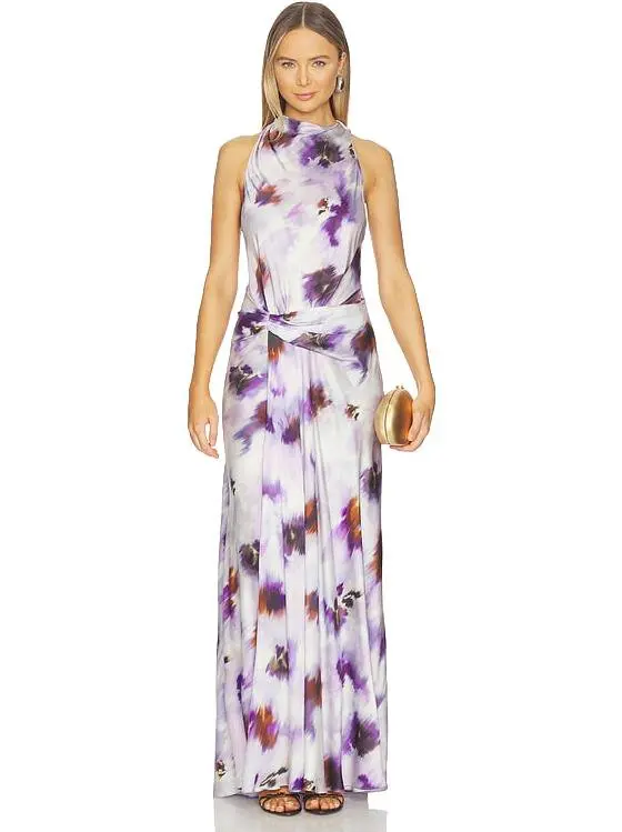A.L.C. Skylar Gown - Lilac Multi