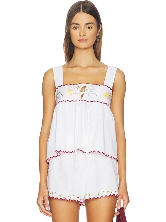 Ciao Lucia Ander Top - White