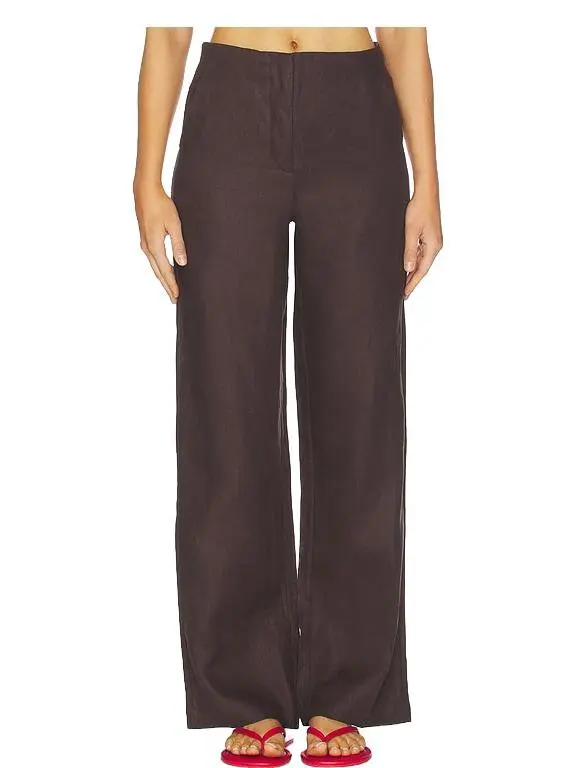 Faithfull The Brand Lulea Pant - Espresso