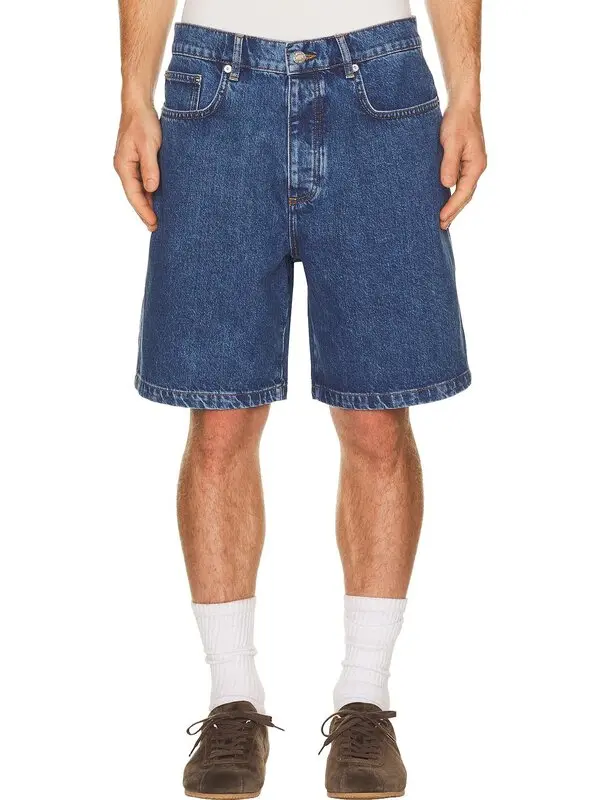Simkhai Lorcan Denim Shorts - French Blue