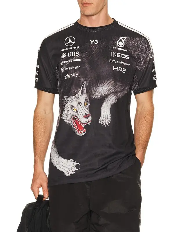 Y3 X F1 Drvr Jersey - Black