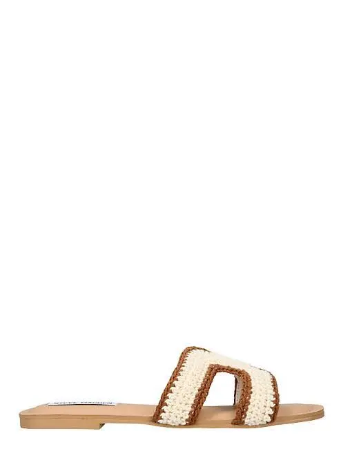 Steve Madden Zarnia Crochet Sandals - Tan Comb