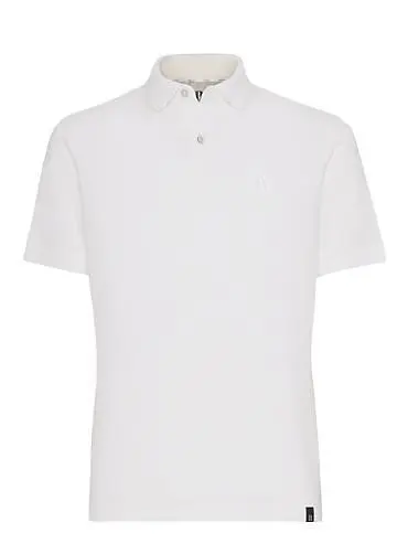 Boggi Milano Regular-fit Cotton Pique Polo Shirt - White
