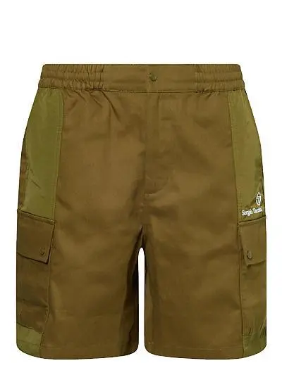 SERGIO TACCHINI Cotton Calisti Cargo Shorts - Dark Olive