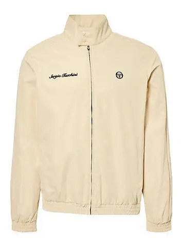 SERGIO TACCHINI Logo-embroidered Harrington Jacket - Desert