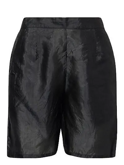 Gimaguas Silk Regular Fit Shorts - Black