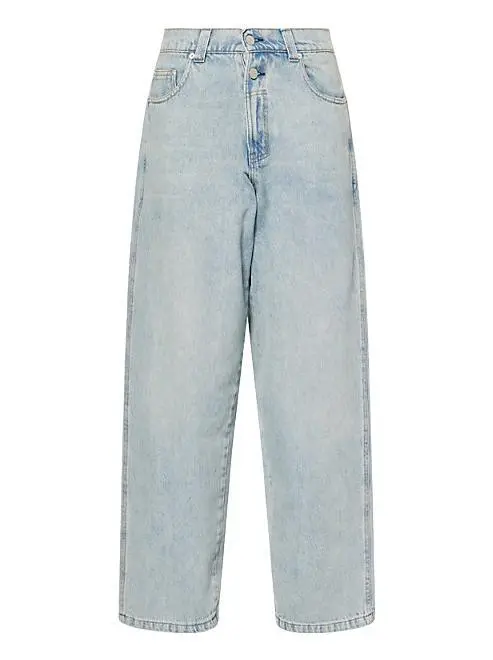 Gimaguas Baggy Denim Trousers - Blue
