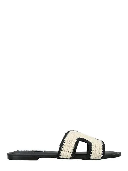 Steve Madden Zarnia Crochet Sandals - Black/comb