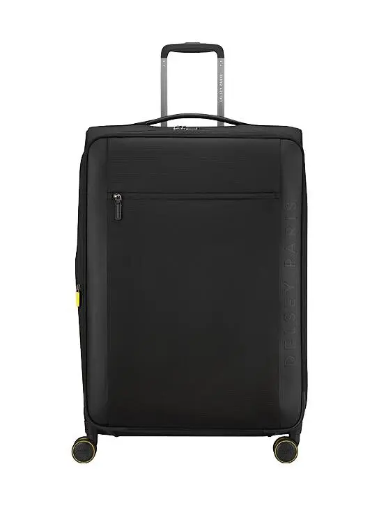 DELSEY Expandable Double-wheel Suitcase 76cm - Black