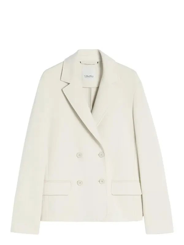 Max Mara Cotton-blend Jersey Blazer - Beige