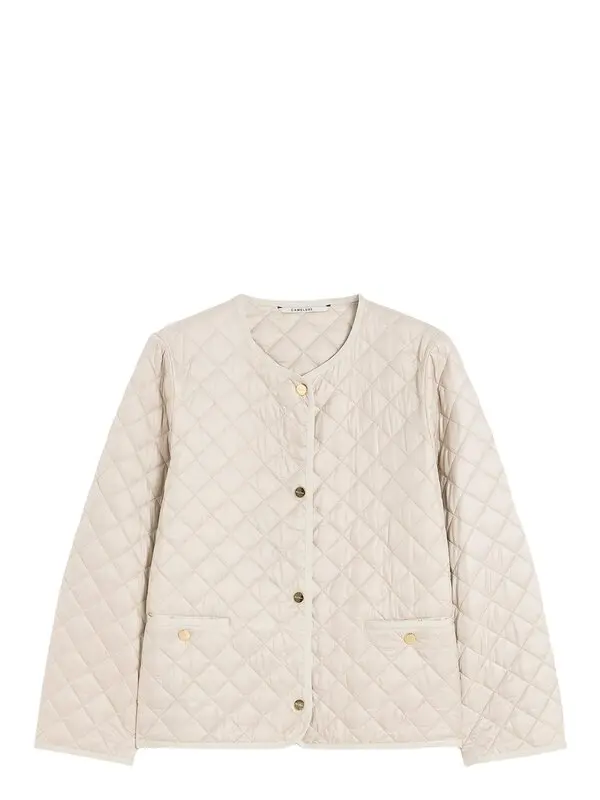 Max Mara Cameluxe Quilted Jacket - Beige