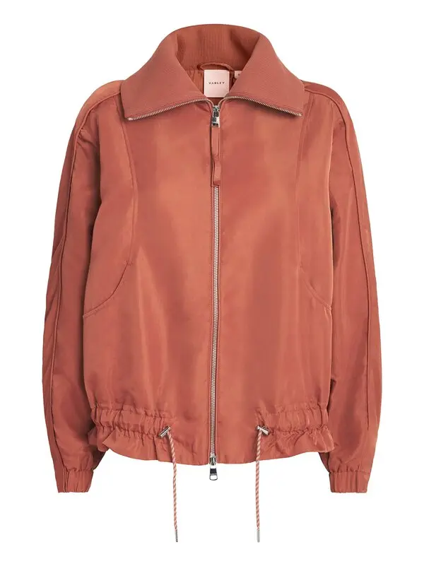 Varley Oversized Lotta Blouson Jacket - Orange