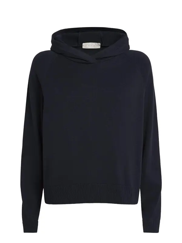 Falke Cotton Relaxed Fit Hoodie - Navy