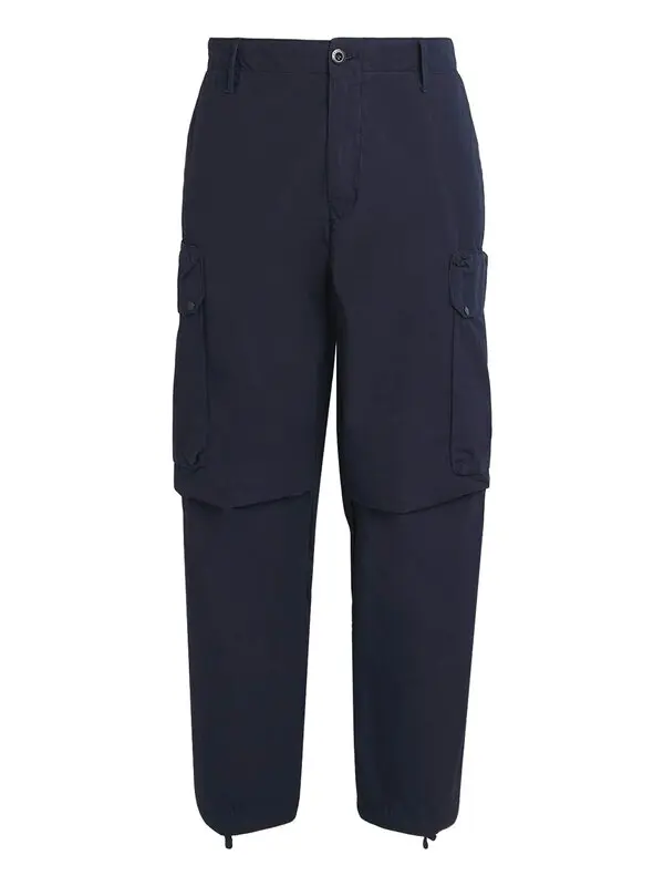 C.P. COMPANY Cotton Lens Cargo Trousers - Navy